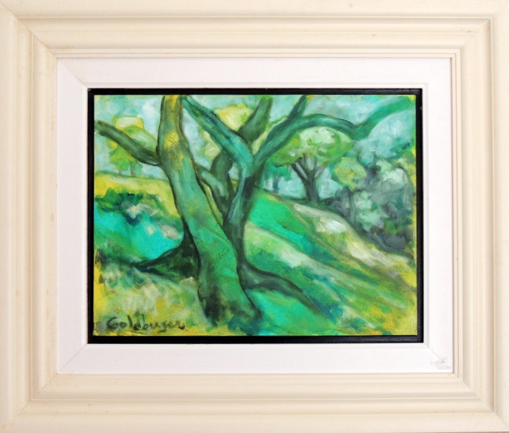 Ana Goldberger – Árvore Verde – Acrílica Sobre Tela – 30 X 40 cm ...